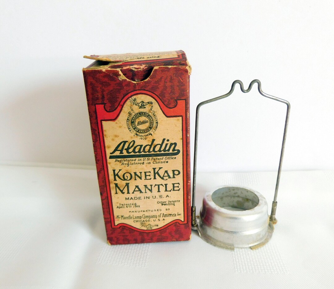 Aladdin Kone Kap Mantle, Vintage Oil Lamp Part, Mantle Lamp Company, Lamp Mantle, - Etsy