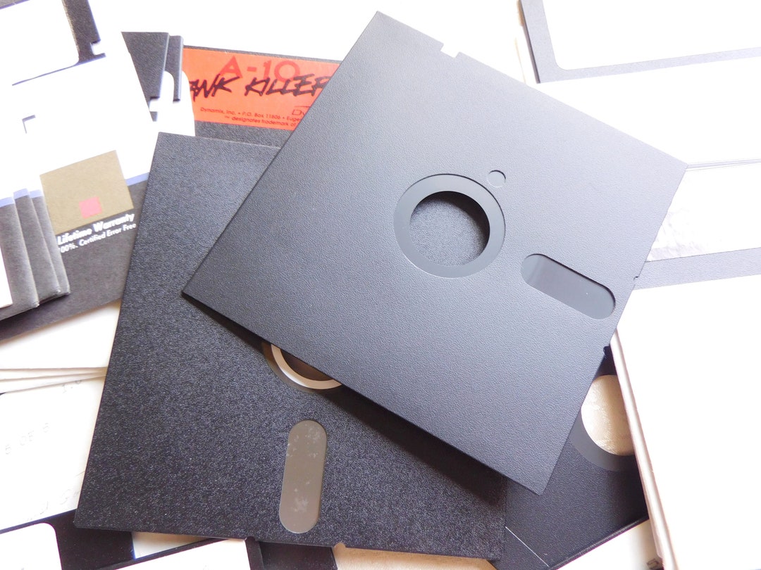 Set of 20 Vintage Floppy Disk, Vintage Computer Disk, Floppy Diskette ...