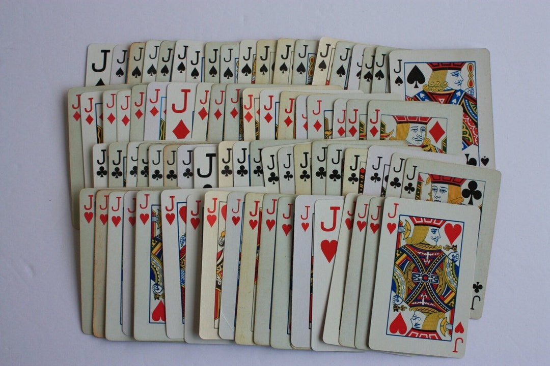Jumping Jacks, Set of 12 Jack Playing Cards, Jack Cards, Swap Cards ...