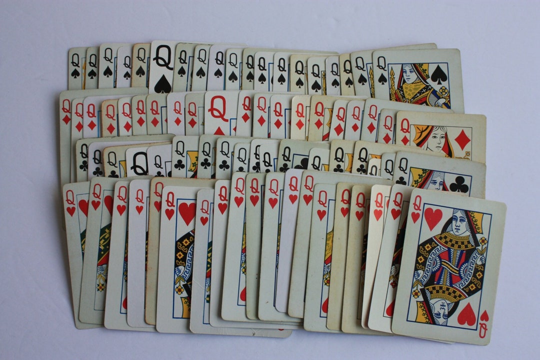 Queens and More Queens, Set of 12 Queen Playing Cards, Queen Clip Art ...