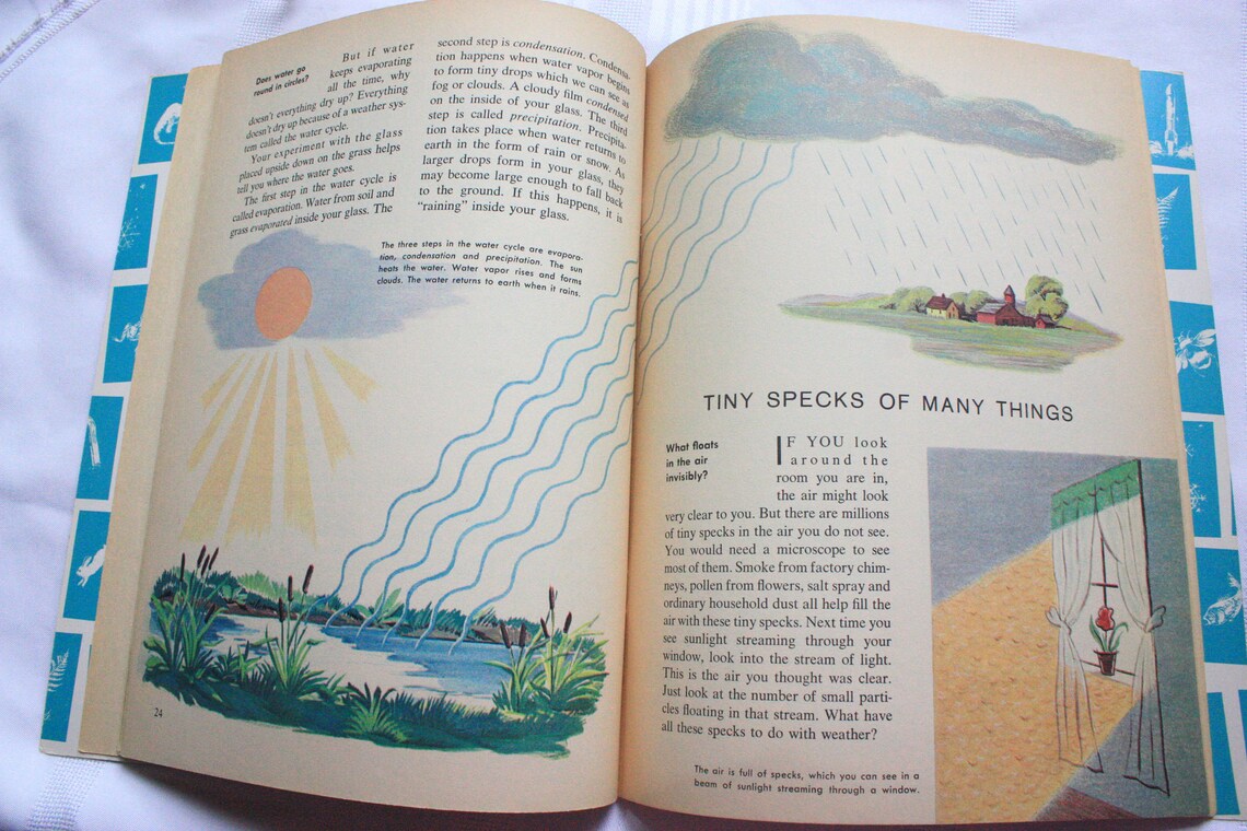 Weather Book 1960 the How and Why Wonder Book of Weather - Etsy