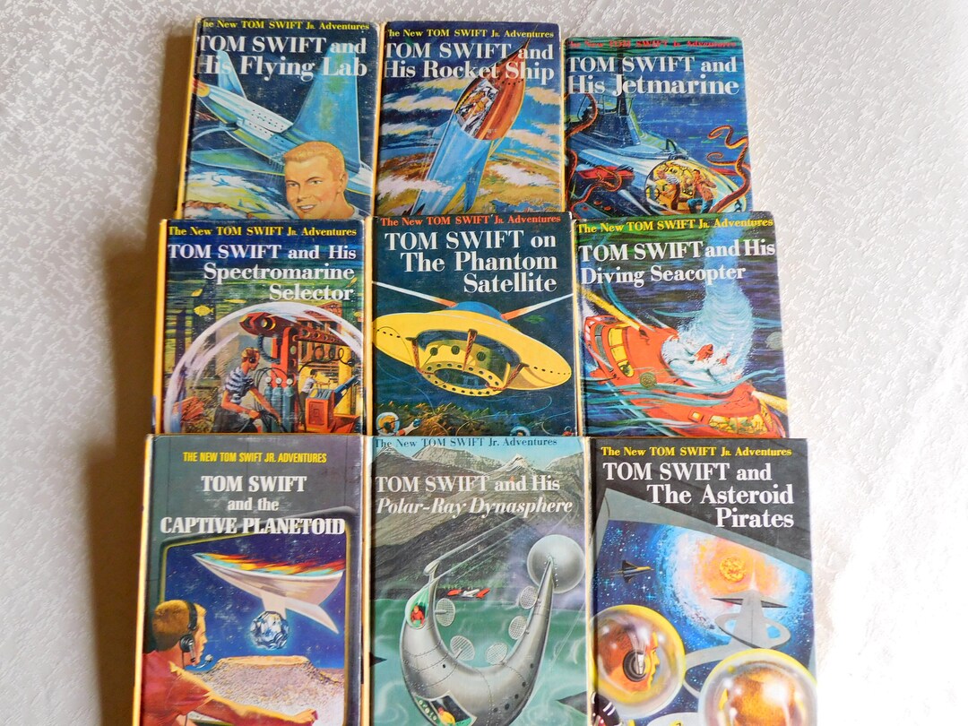 Vintage Tom Swift Book, Dynasphere, Asteroid Pirates, Flying Lab ...