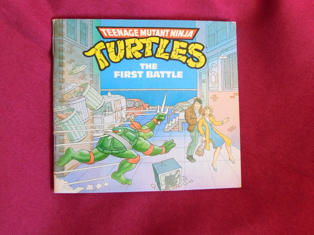 TMNT the First Battle, TMNT Book, Teenage Mutant Ninja Turtles Book - Etsy