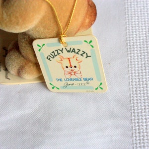 Josef Original Fuzzy Wazzy Bear Figure, Fuzzy Wazzy Flocked Bear With ...