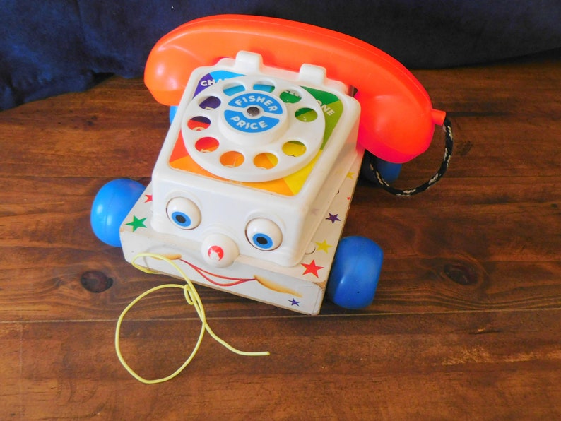 Vintage Fisher Price Telephone Fisher Price Phone FP Chatter - Etsy