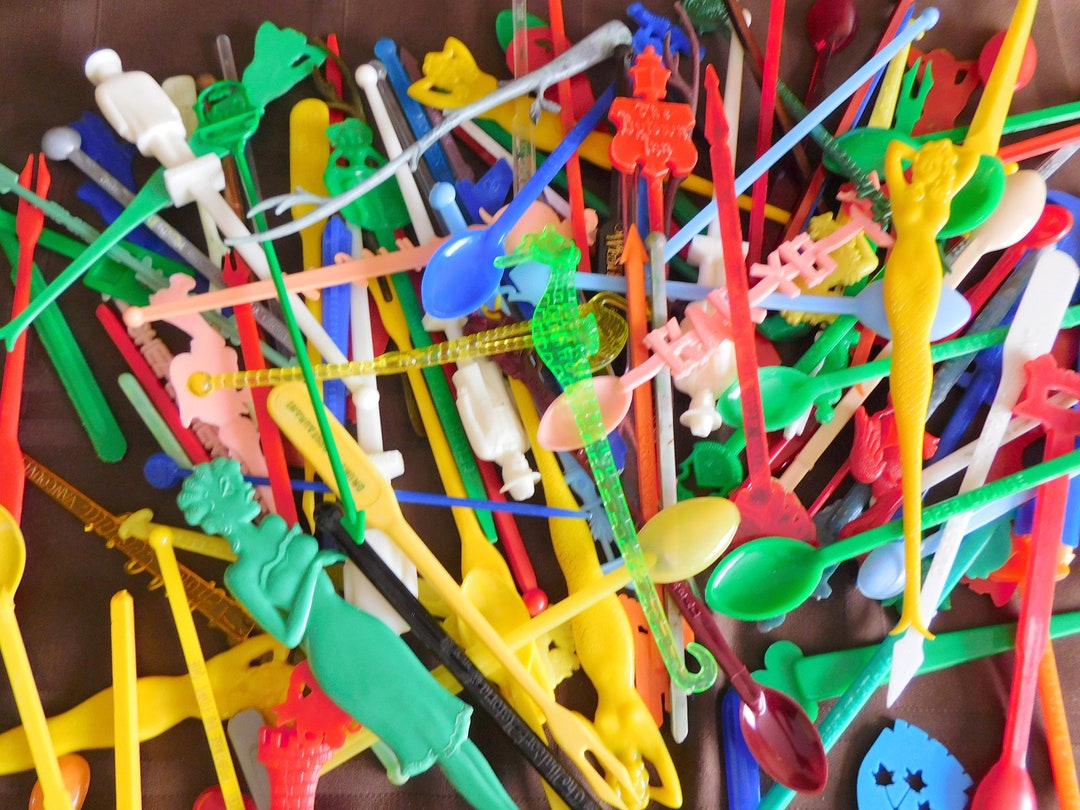 Lot of 25 Swizzle Sticks, Swizzle Stick Lot, Vintage Barware - Etsy