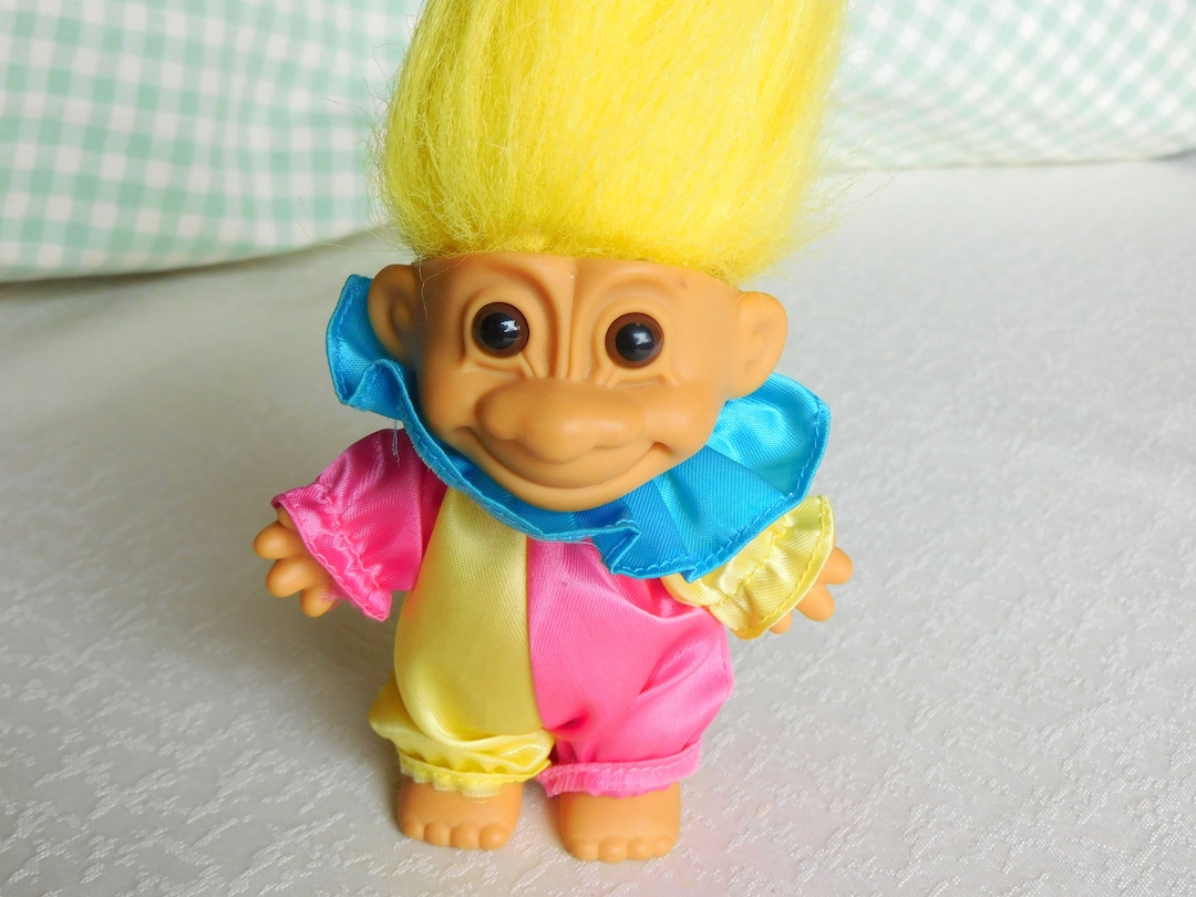 Vintage Clown Troll, Happy Birthday Troll, Russ Troll, Troll With ...