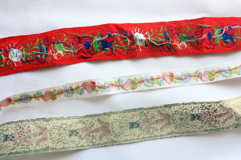 Brocade Ribbon Ethnic Ribbon Folk Ribbon Costume Ribbon | Etsy