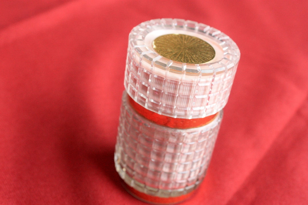 Vintage AVON Talc Powder, Powder Sachet in Glass Jar, Unforgettable ...