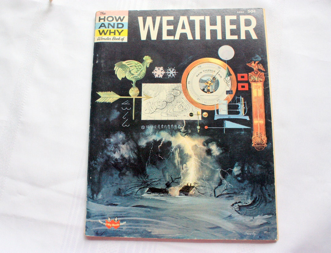 Weather Book 1960 the How and Why Wonder Book of Weather - Etsy