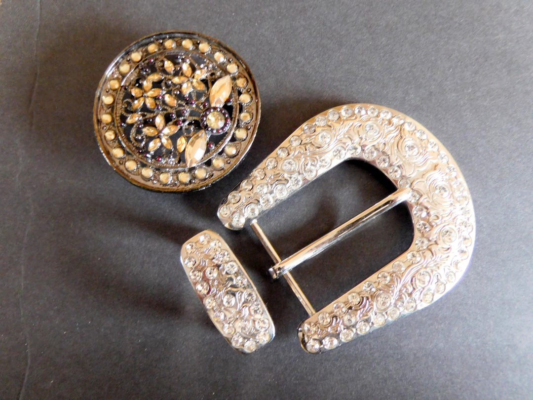 Fancy Belt Buckle, Shiny Belt Buckle, Ladies Belt Buckle, Woman's Belt ...