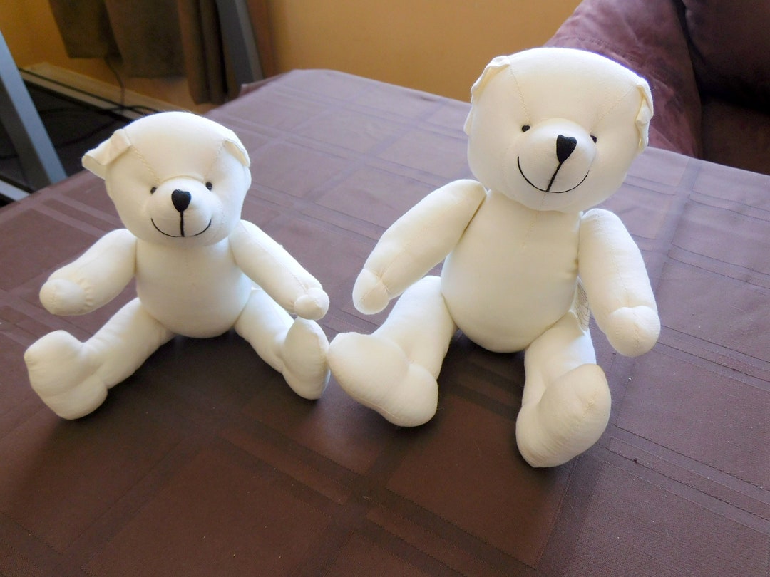 Stuffed Bear for Crafts, Cotton Bear Doll With Movable Limbs, Dress up ...