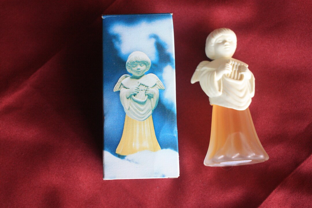AVON Angel Song With Lyre, Unused Here's My Heart Cologne, Angel ...