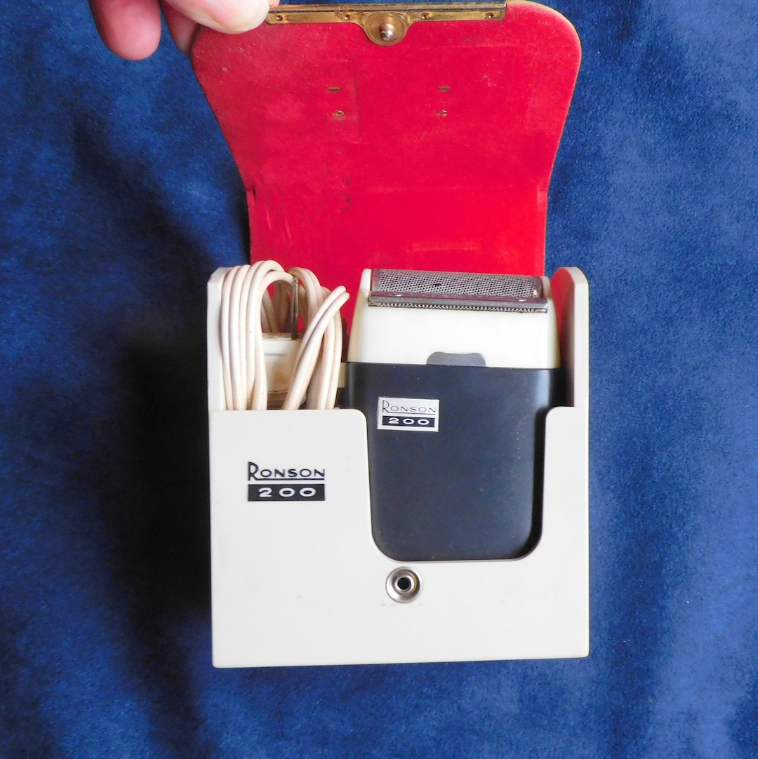 Ronson 200 Electric Shaver With Case, Ronson Shaver, Travel Shaver ...
