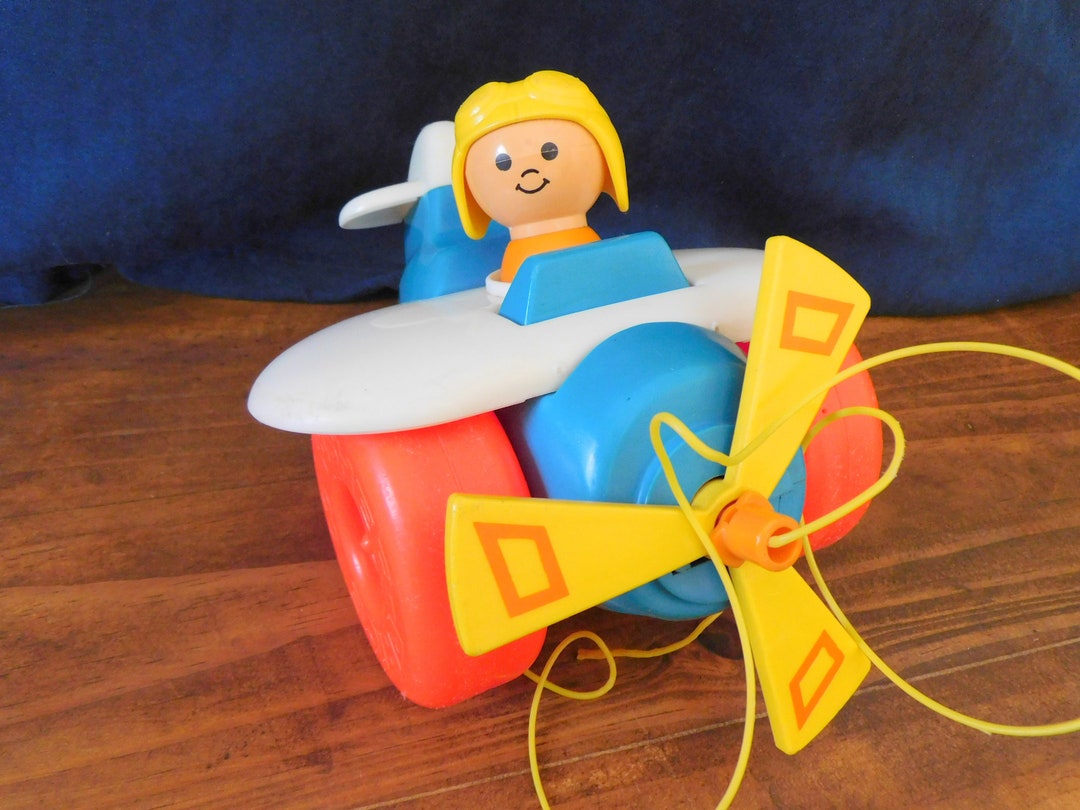Vintage Fisher Price Plane, Vintage Toy Plane, Fisher Price Plane 171 ...