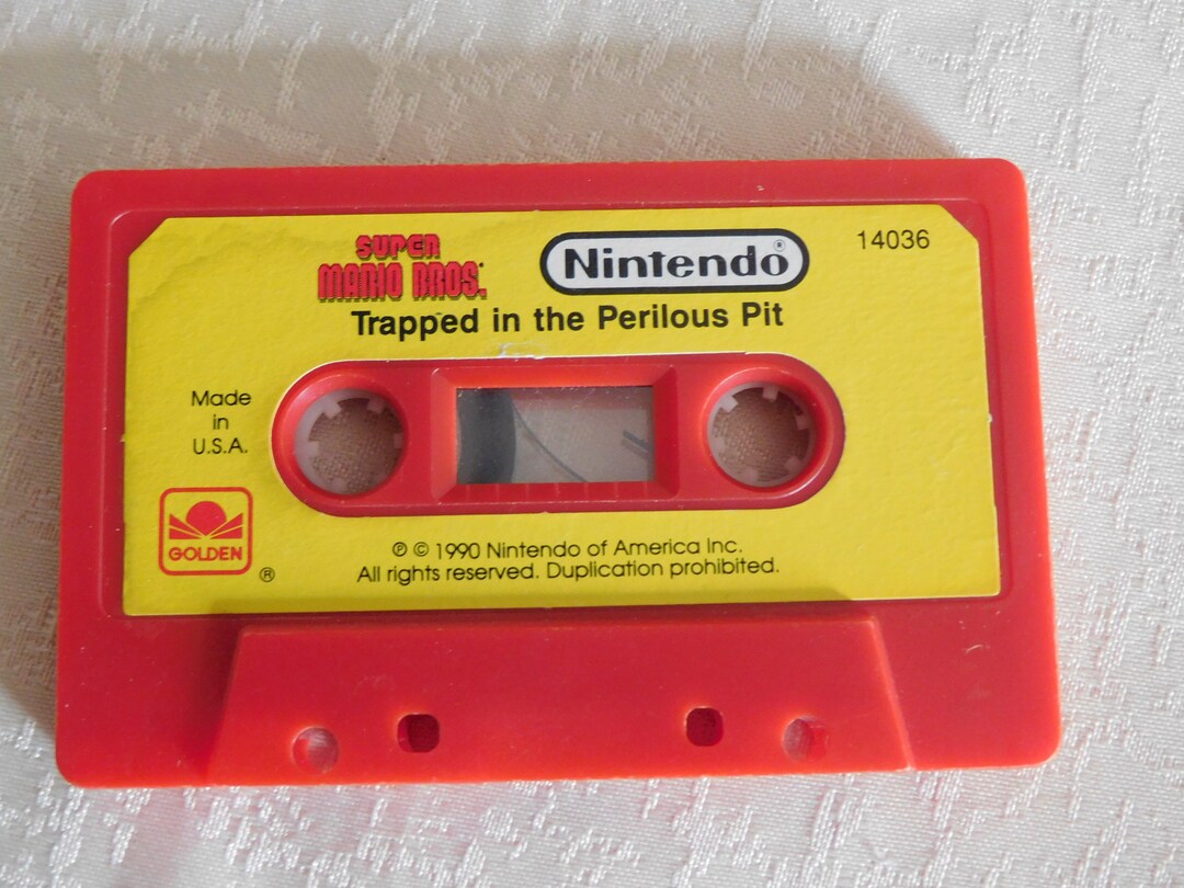 Nintendo Cassette Tape, Mario Bros. Cassette Tape, Nintendo Collectible ...