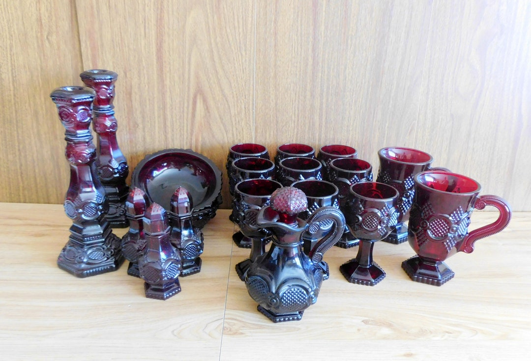 AVON Cape Cod Collection, Cape Cod Shaker, Cape Cod Wineglass, Cape Cod ...