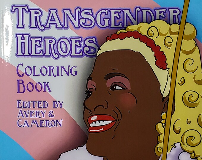 Transgender Heroes Coloring Book - Etsy