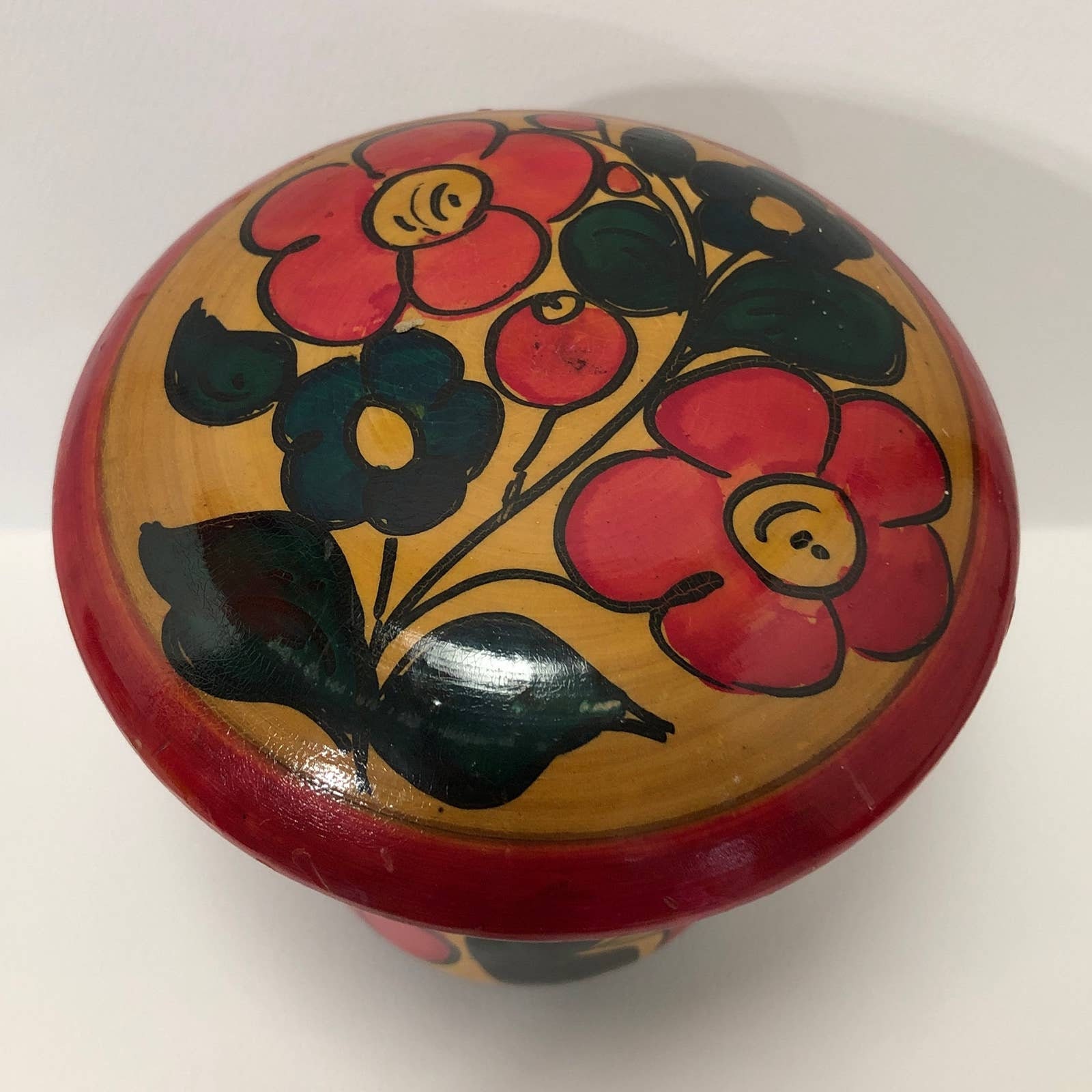 Rare Vintage Mushroom Matryoshka Jar POLKHOV MAIDAN Cottagecore Antique ...