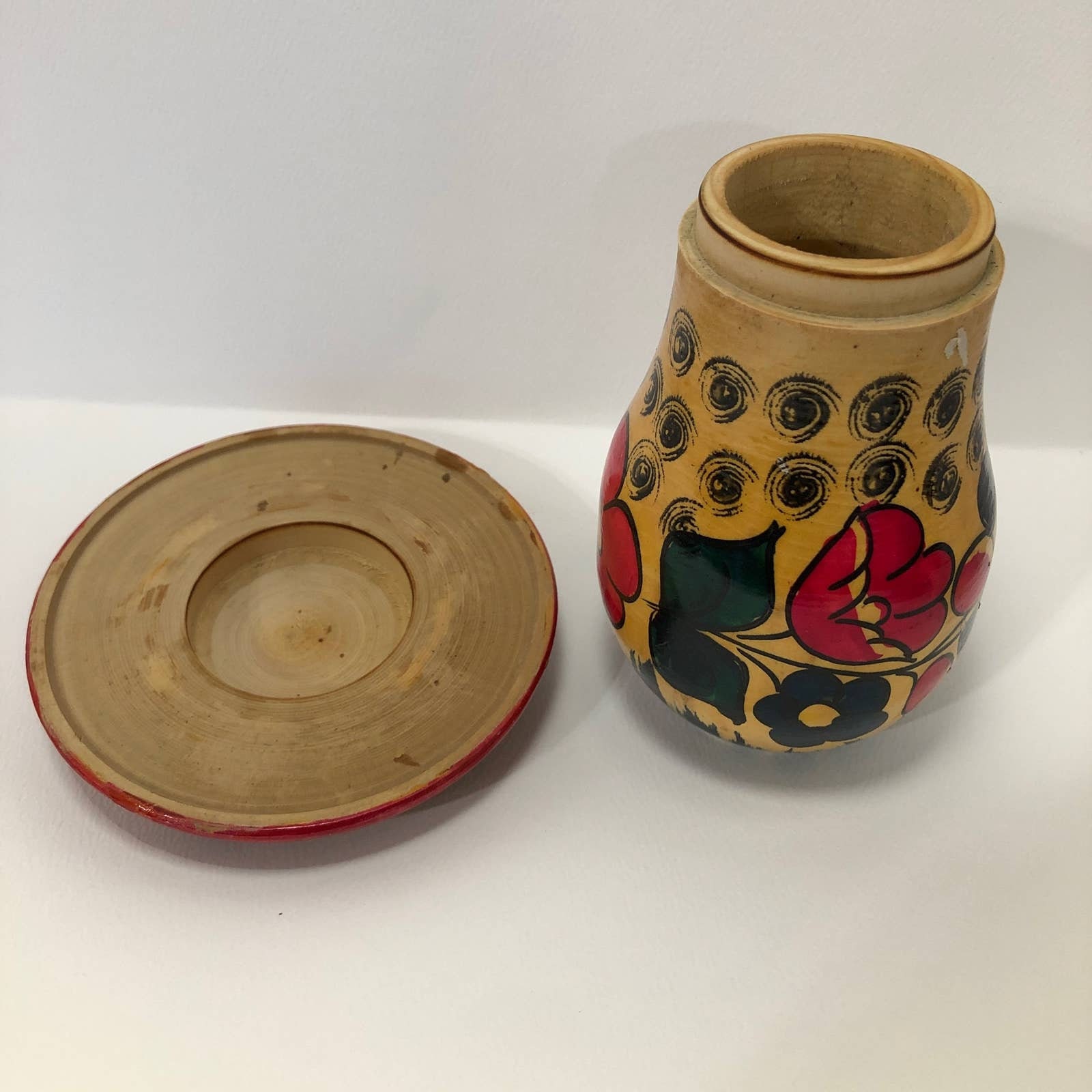 Rare Vintage Mushroom Matryoshka Jar POLKHOV MAIDAN Cottagecore Antique ...