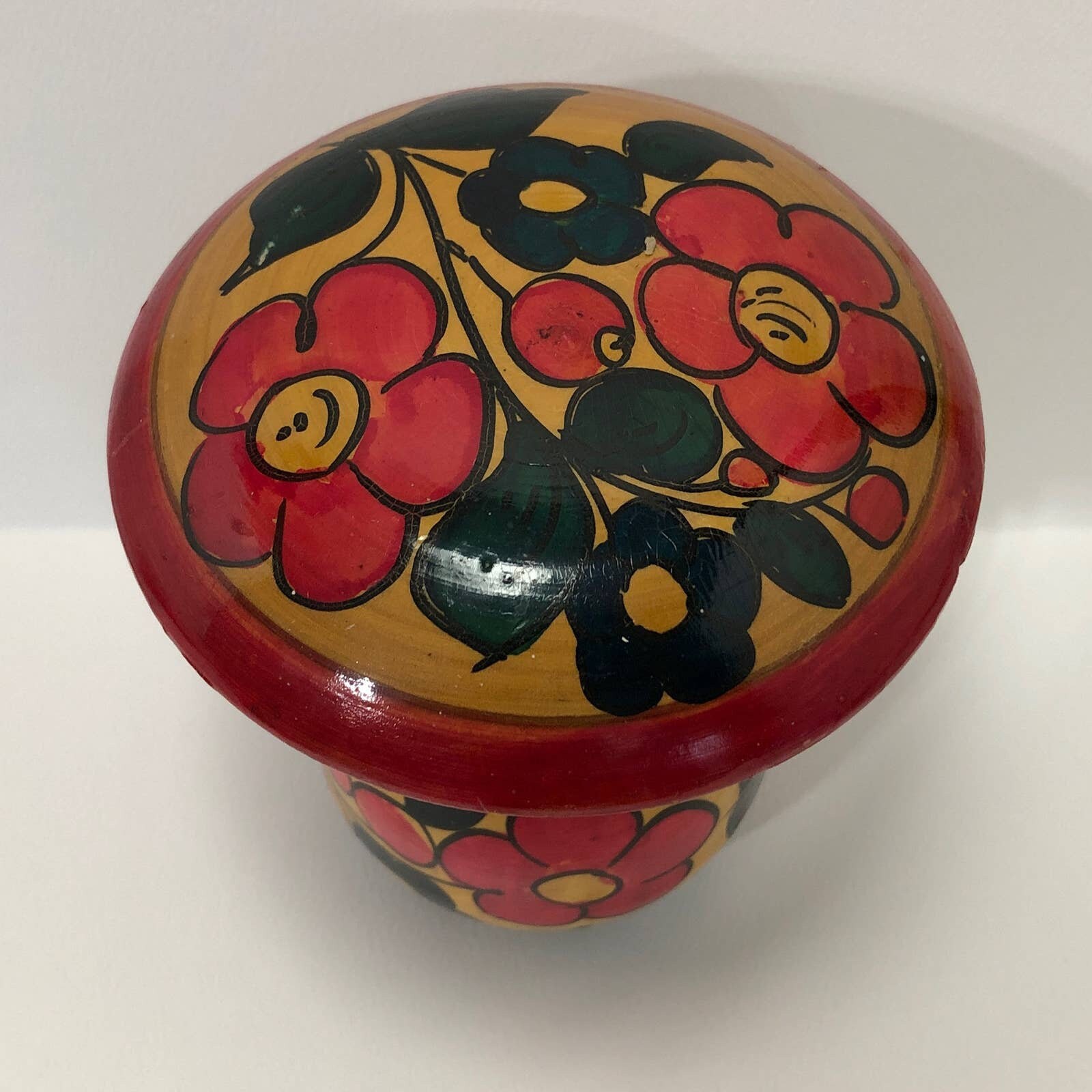 Rare Vintage Mushroom Matryoshka Jar POLKHOV MAIDAN Cottagecore Antique ...