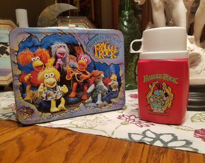 Vintage 1984 Fraggle Rock Lunch Box With Thermos - Etsy
