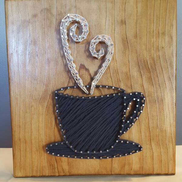 String Art Tea Cup - Etsy