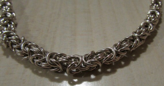 Heavy Handmade Sterling Silver Chain. 28" + - Gem