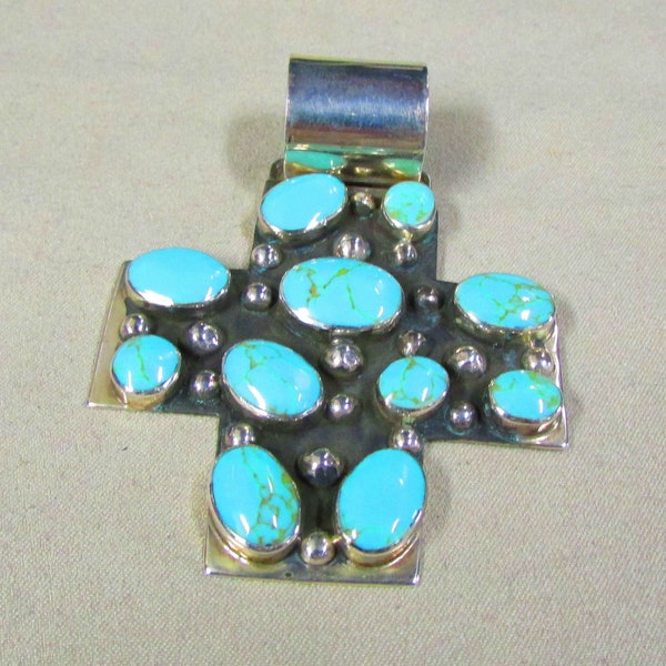 Turquoise Cross - Etsy