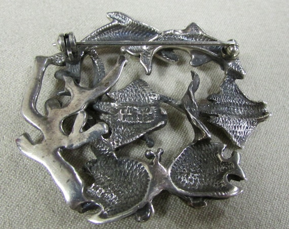 Sterling Silver Ocean Animal Pin from Mexico + - Gem