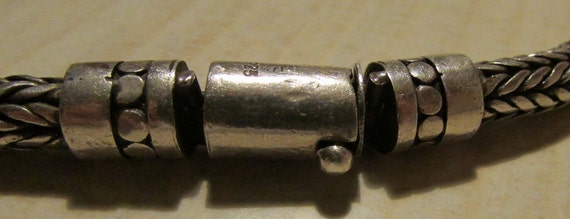 Heavy 16" Sterling Silver Wheat Chain + - Gem