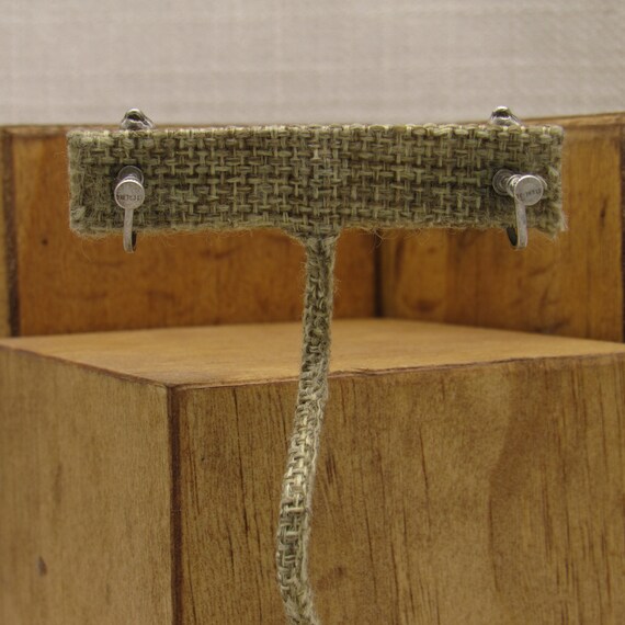 Sterling Silver Genie with Crystal Ball Screw Back Ea… - Gem