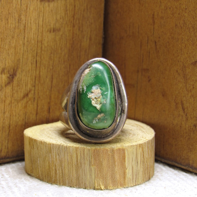 Green Turquoise Ring - Etsy