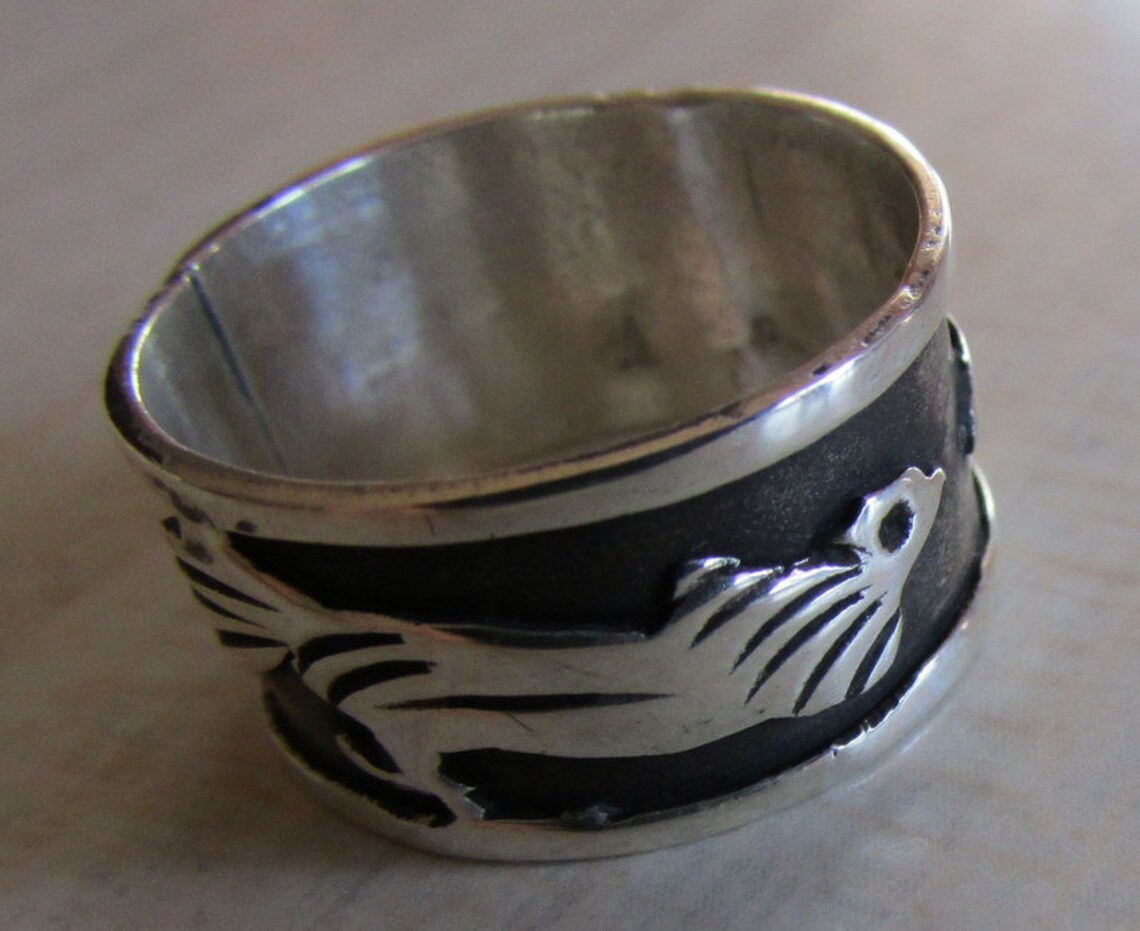 Sterling Silver Taxco Mexico Bird Ring Size 6 1/4 | Etsy