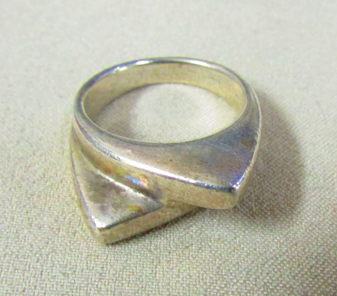 Napier Sterling Silver Ring Which Looks Like Stacked Rings - Etsy