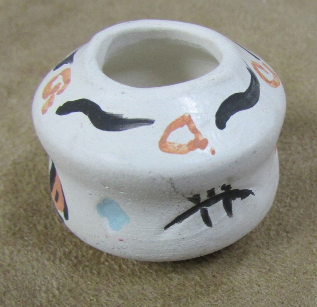 Small Indian Design Pottery Bowl + - Etsy