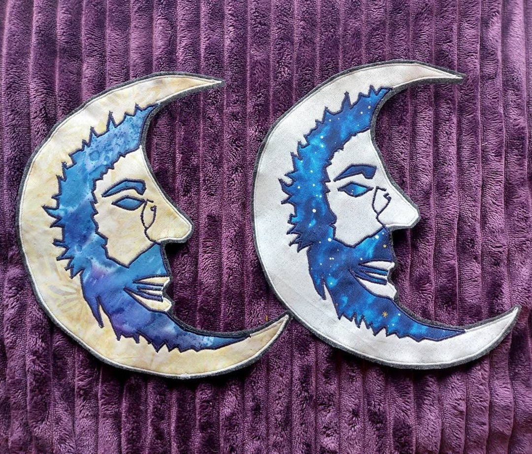 Jerry Moon Face Grateful Dead Patch - Etsy