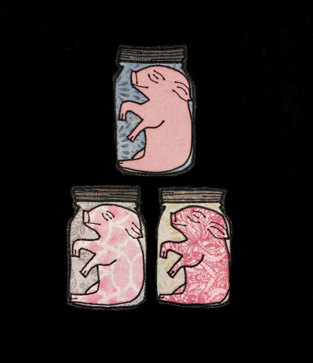 Wet Specimen Fetal Pig Applique Patch - Etsy