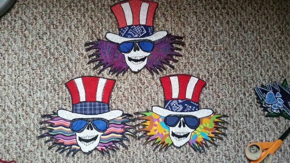 Uncle Sam Grateful Dead Patch - Etsy
