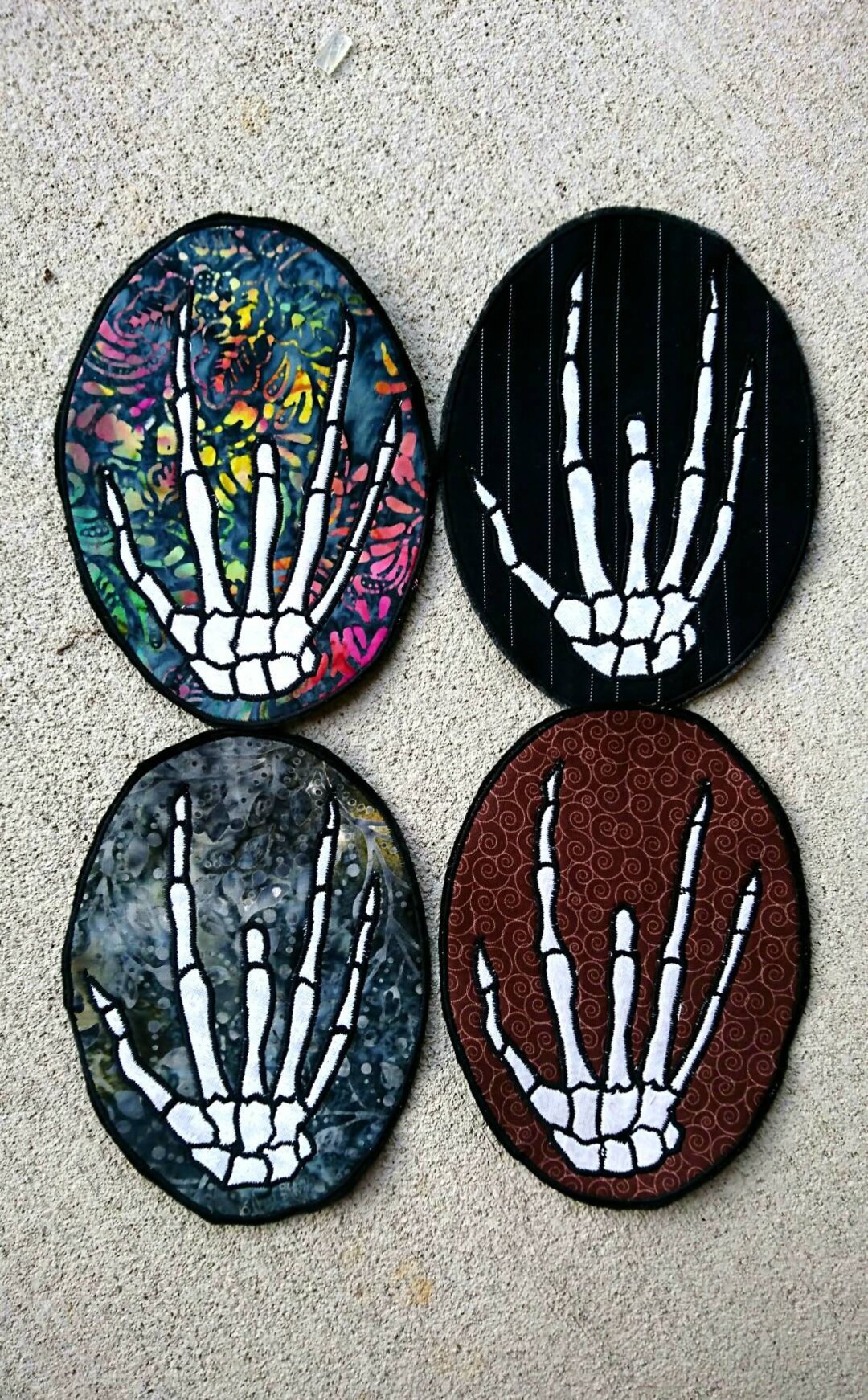 Skeleton Jerry Hand Grateful Dead Patch - Etsy