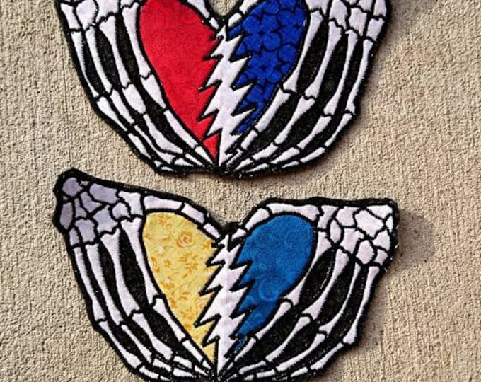 Grateful Dead Jerry Hand Patch | Etsy