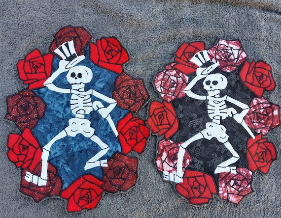 Large Grateful Dead Dancing Skeleton Back Patch | Etsy