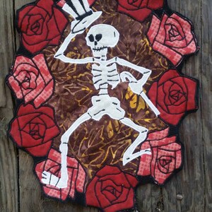 Large Grateful Dead Dancing Skeleton Back Patch - Etsy