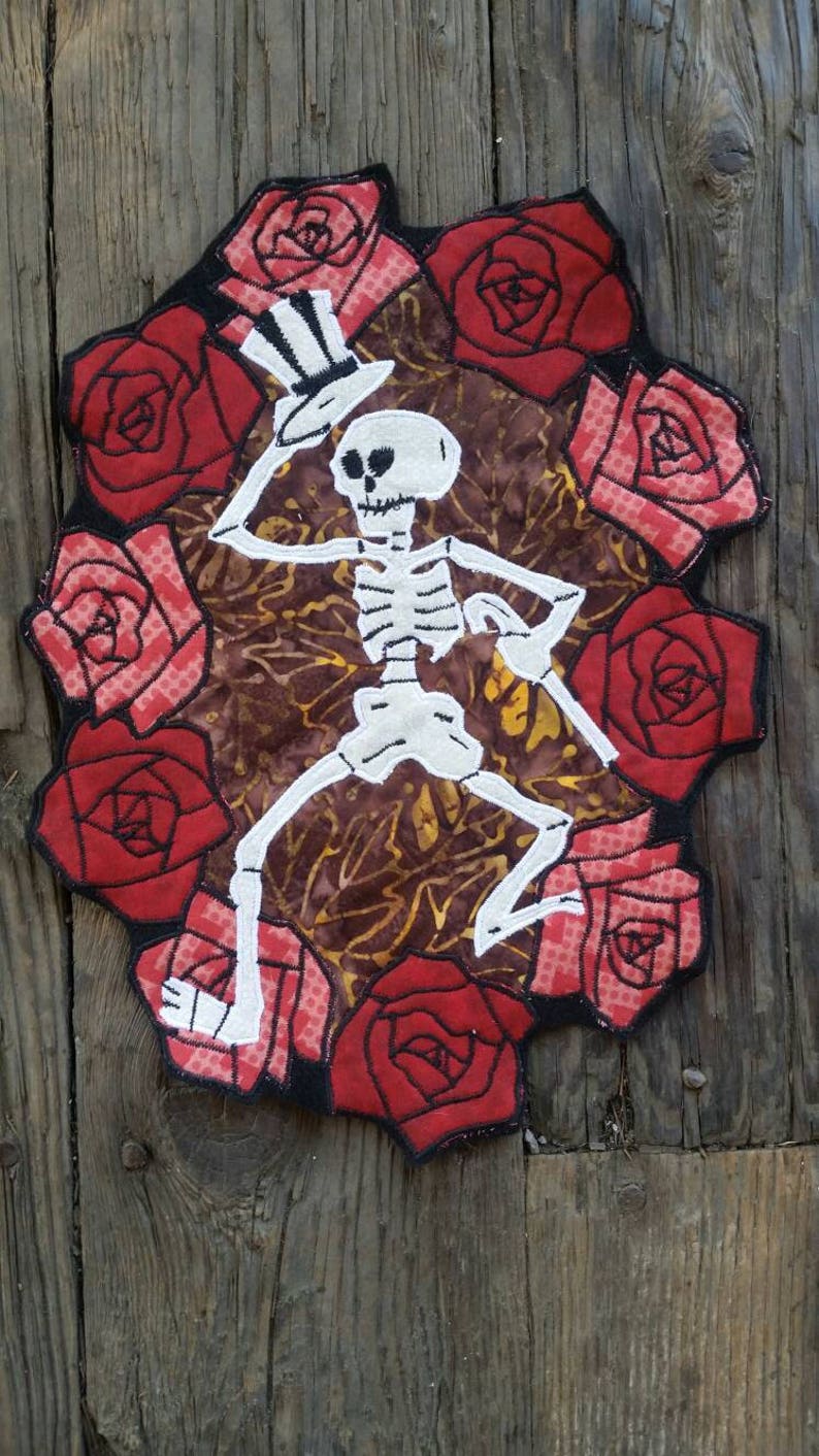 Large Grateful Dead Dancing Skeleton Back Patch - Etsy