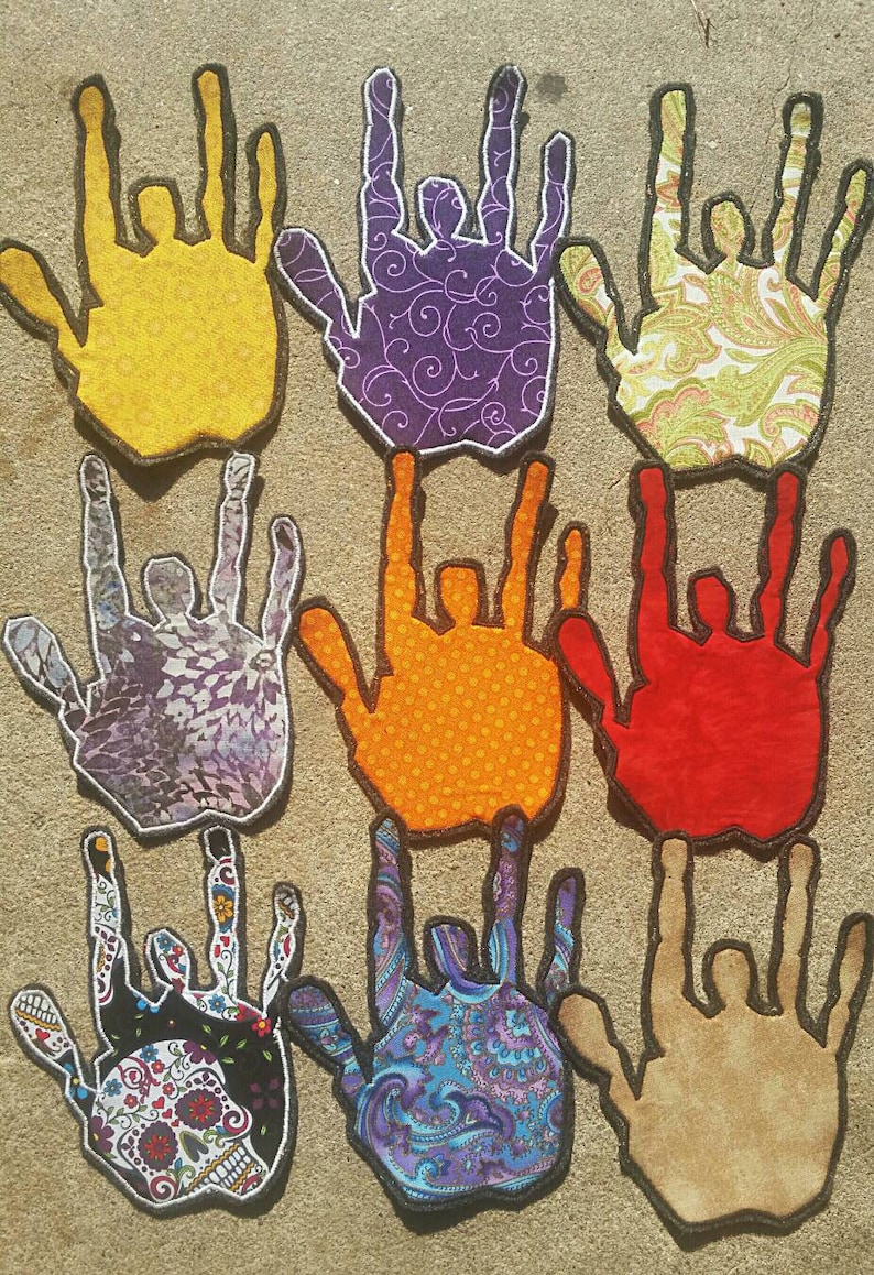 Grateful Dead Jerry Hand Patch | Etsy