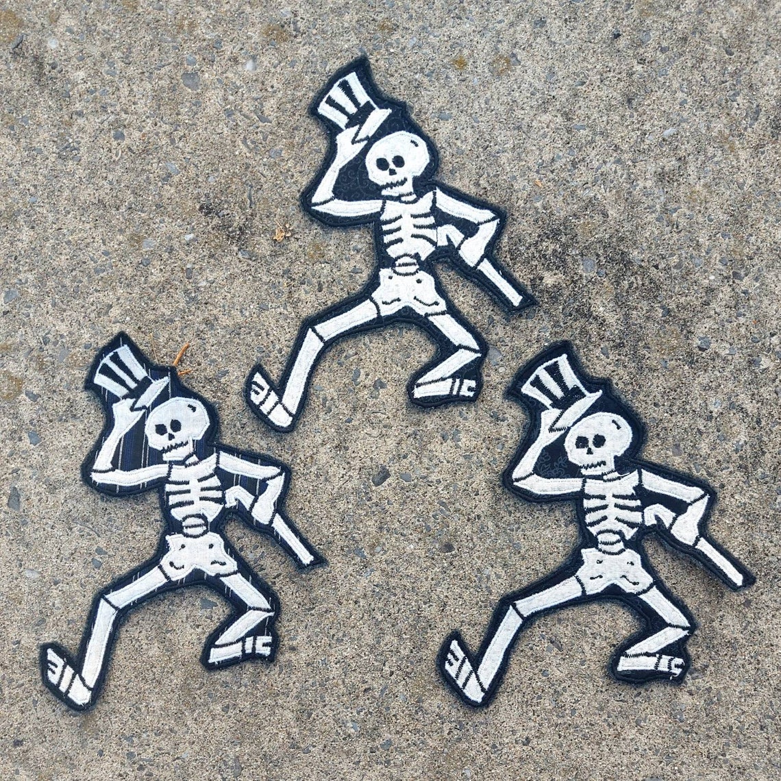 Dancing Skeleton Grateful Dead Patch - Etsy