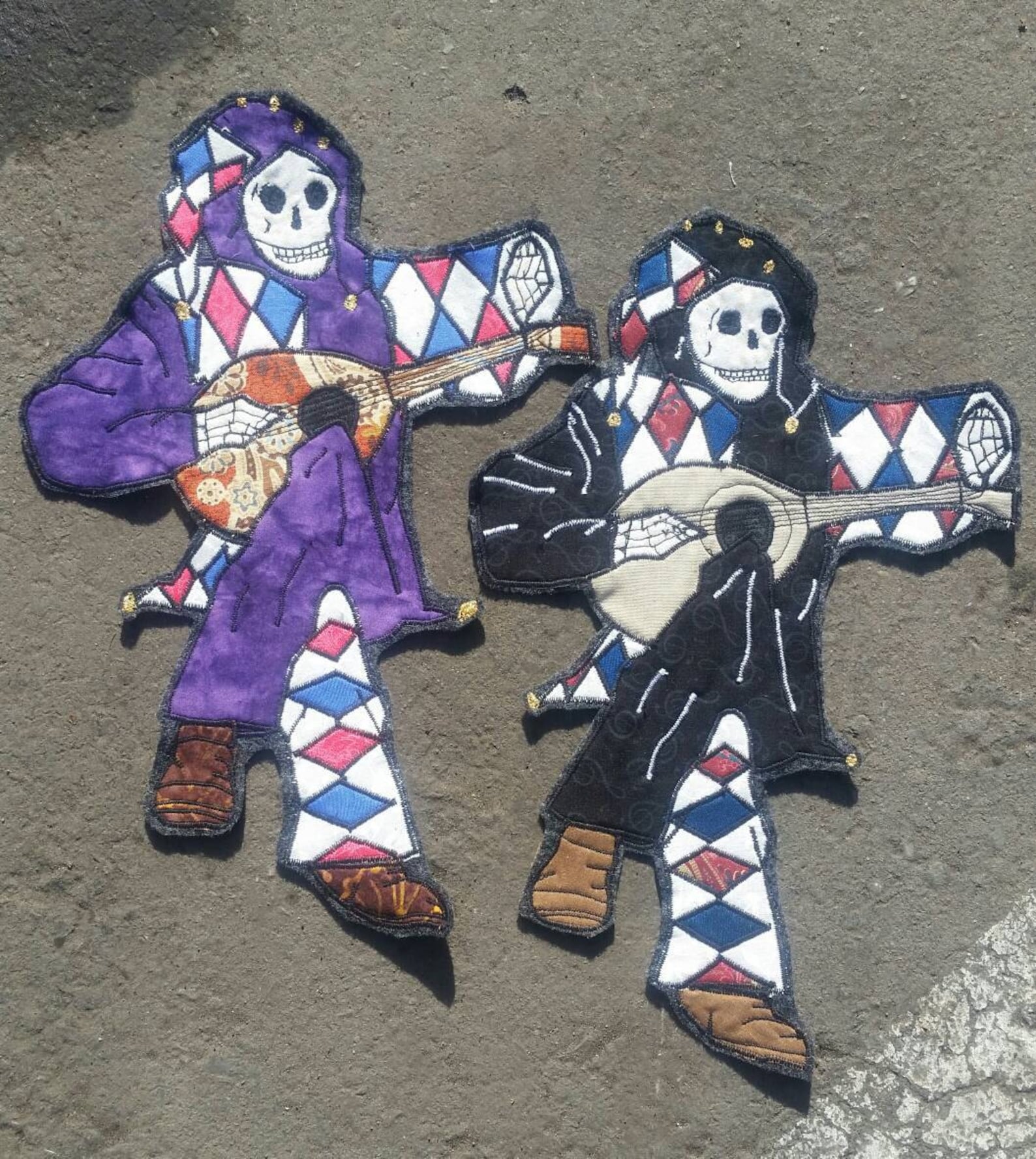 Skeleton Jester Grateful Dead Patch - Etsy