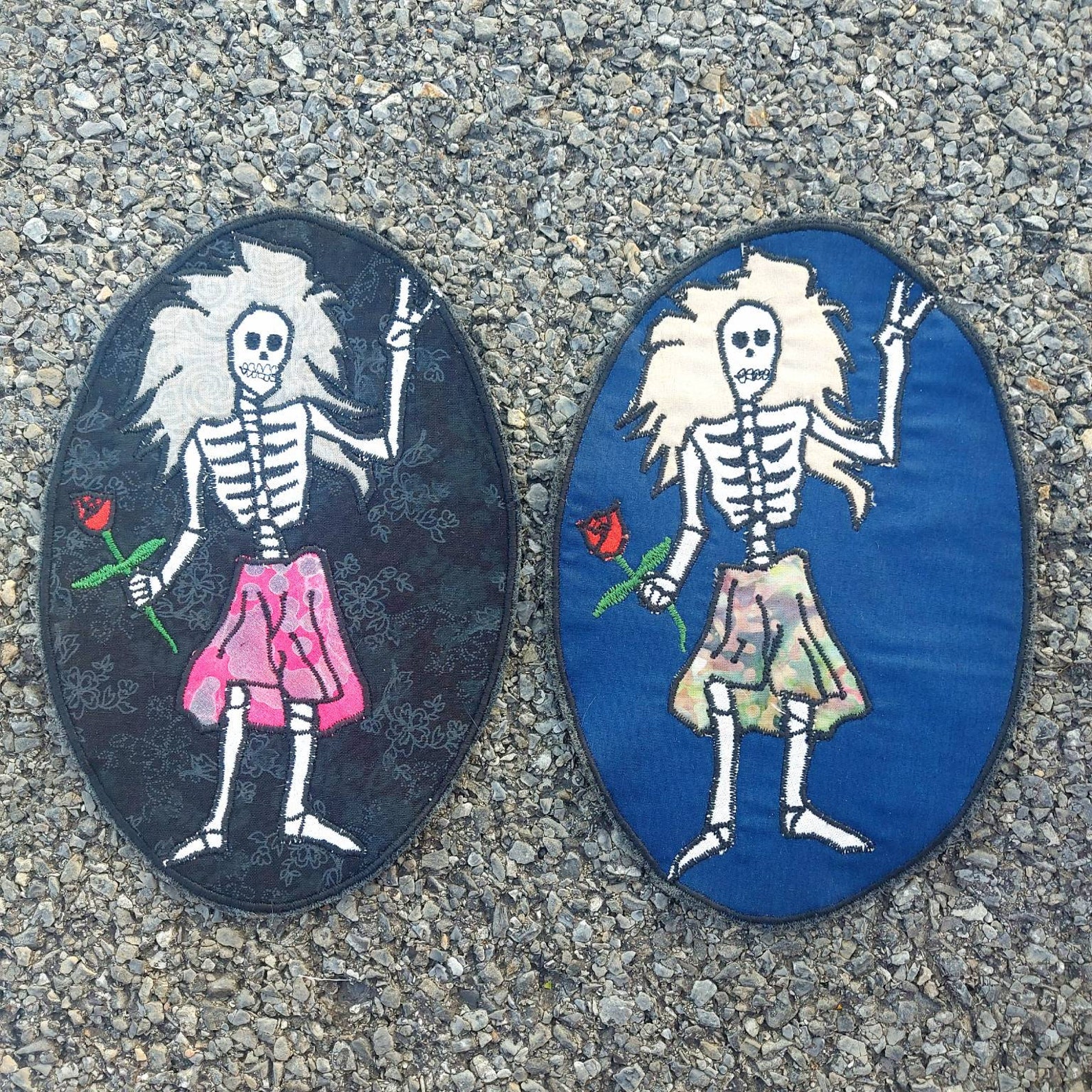 Rosebud Grateful Dead patch | Etsy