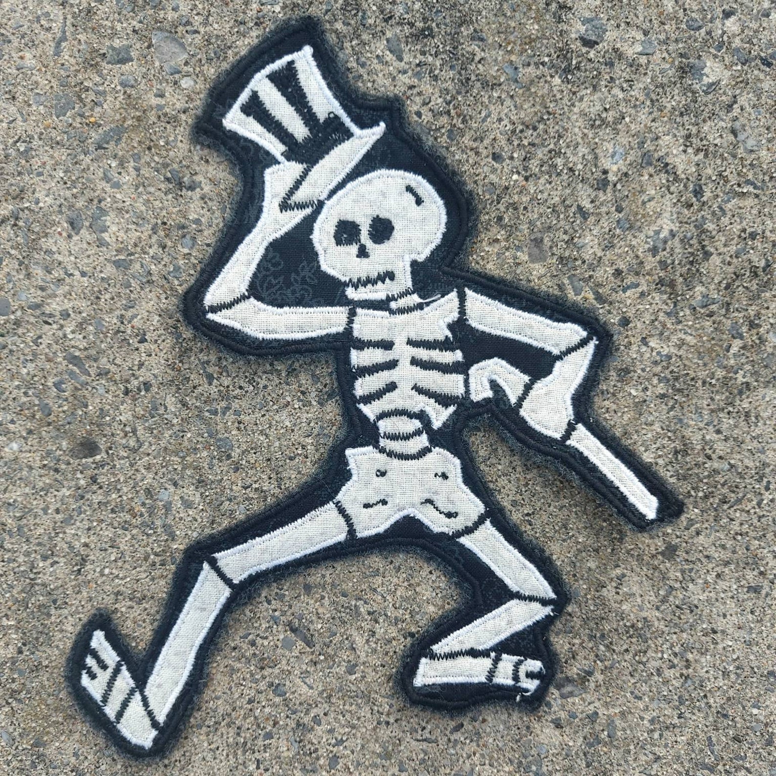 Dancing Skeleton Grateful Dead Patch - Etsy