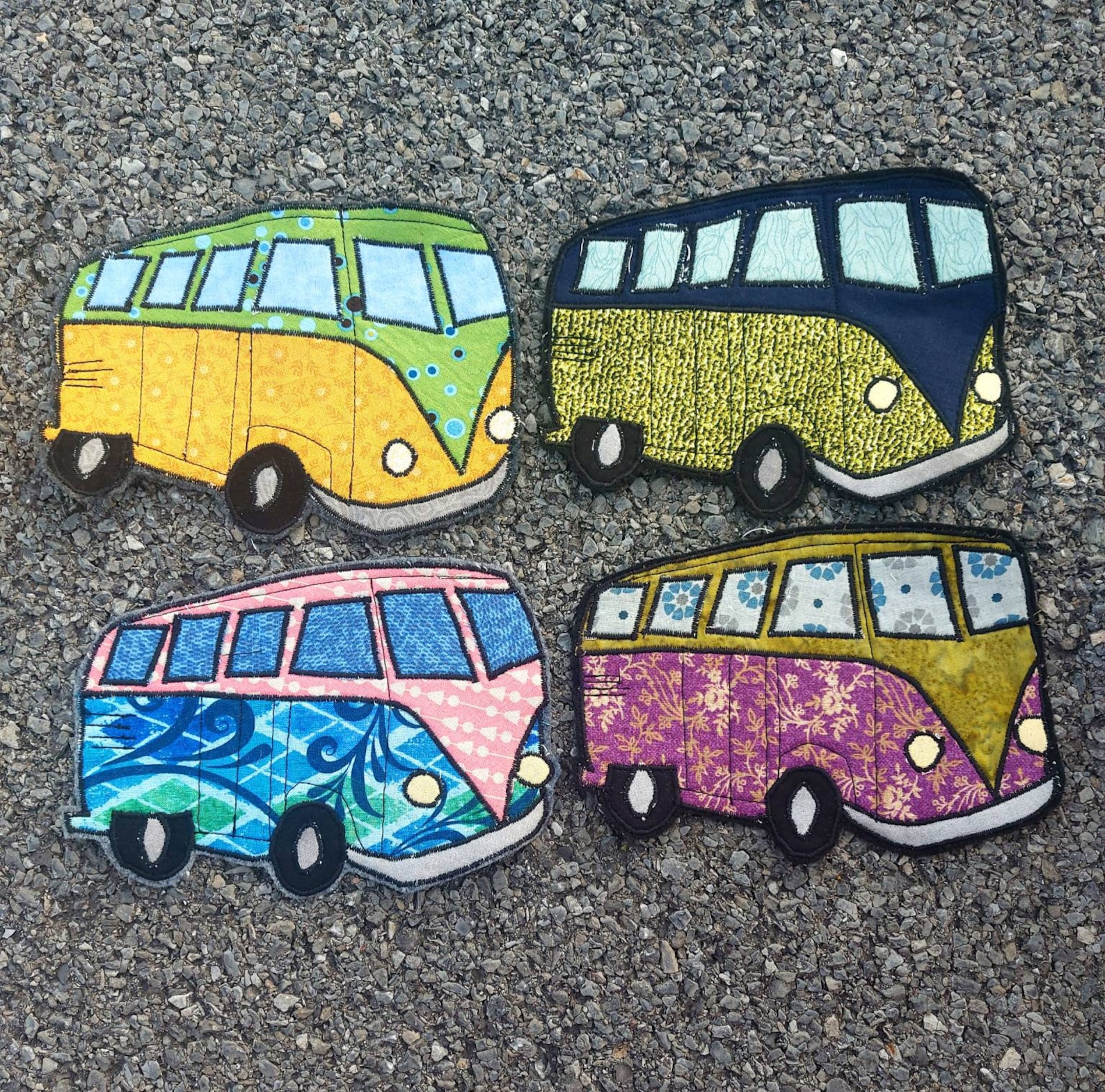 Volkswagen Bus Handmade Applique Patch - Etsy